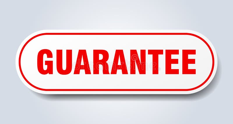 Guarantee sticker. stock vector. Illustration of square - 153379621