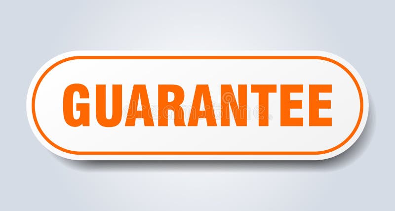Guarantee sticker. stock vector. Illustration of square - 153379621