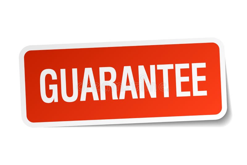 Guarantee sticker. stock vector. Illustration of square - 153379621
