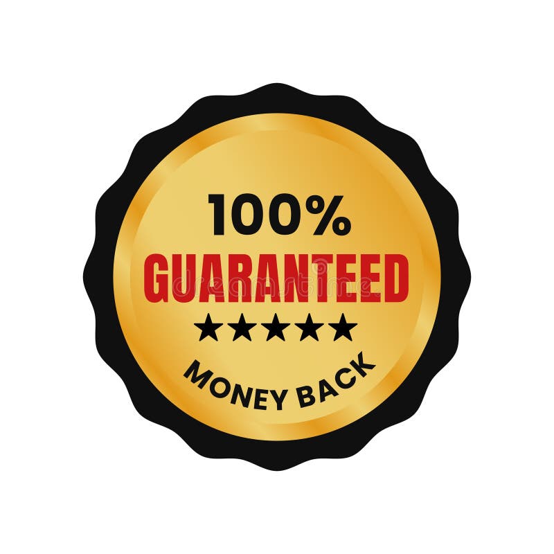 Guarantee Trust Badge Vector Design.Guarantee Badge Icon Stock Vector ...