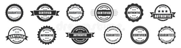 Guaranteed and Certified Badges Collection. Set of Guaranteed ...