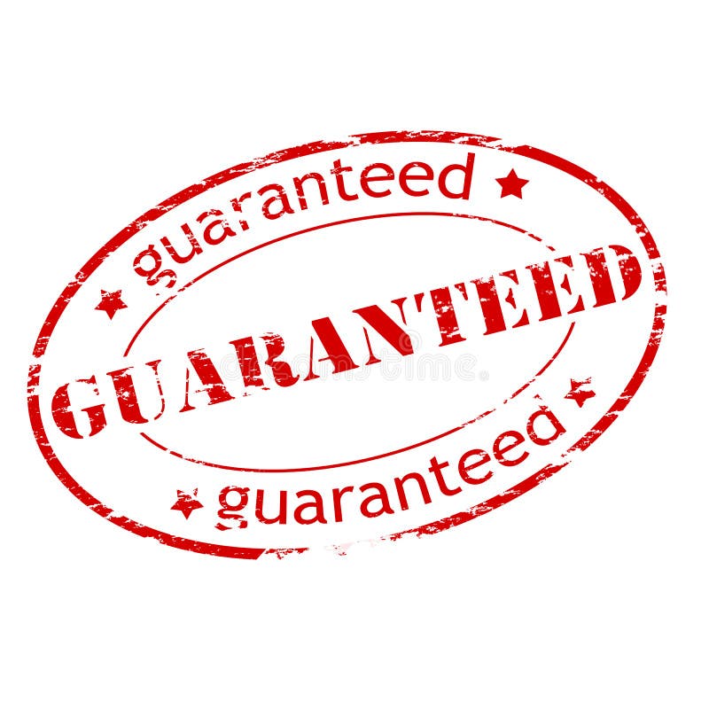 Guaranteed stock illustration. Illustration of warranted - 92087091