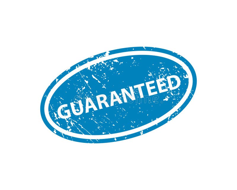 Guaranteed Sign Set stock vector. Illustration of agreement - 13536766