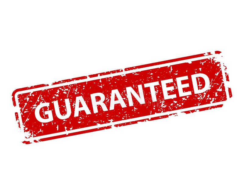 Guaranteed Sign Sticker. Stamp Vector Texture Stock Vector ...