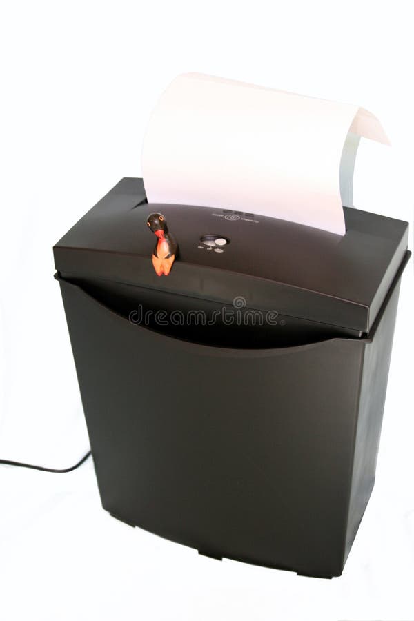 Paper shredding stock photo. Image of shredding, shredder - 775250