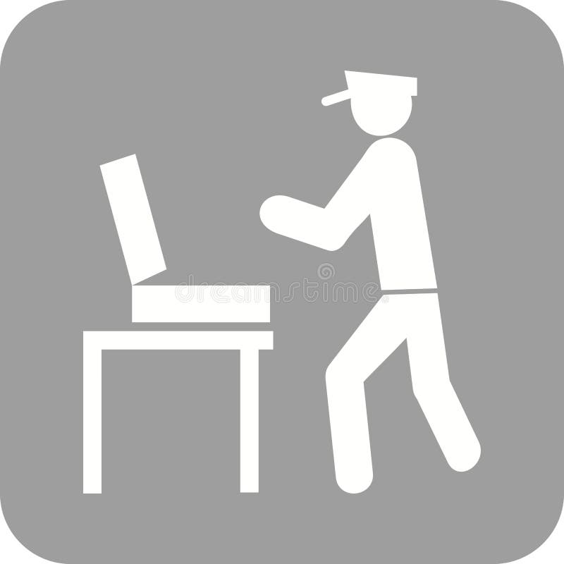 Guard Checking Briefcase stock vector. Illustration of airport - 99934283