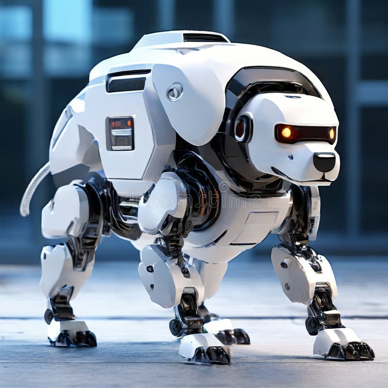 A Guard Dog is the Security System 3d Illustration Stock Illustration ...