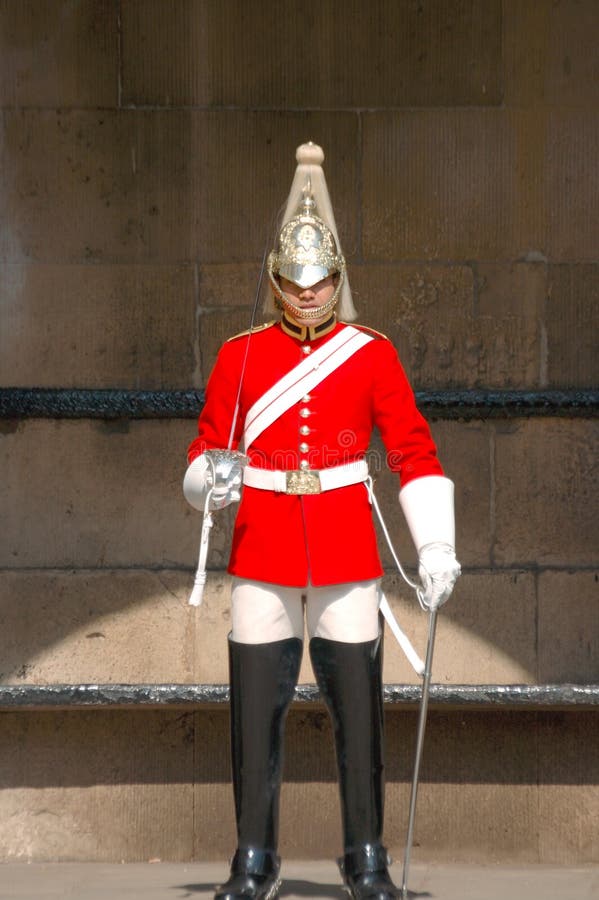 Soldier Standing Guard in Horse Guards in London Editorial Image ...