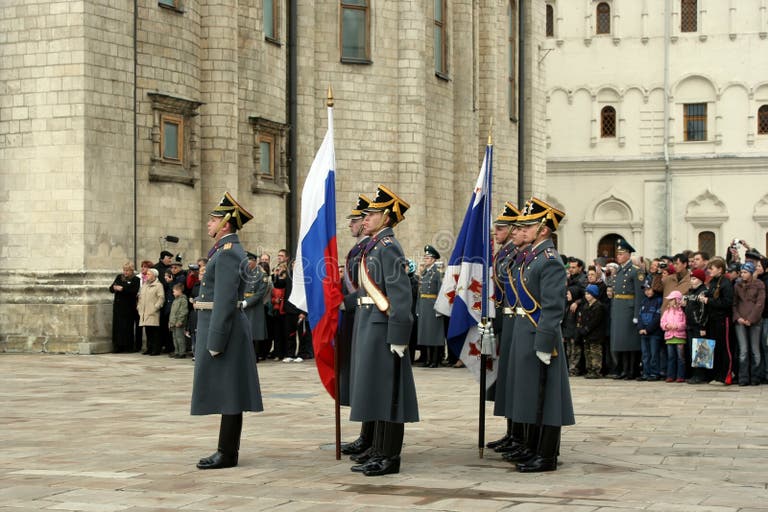 Guard of the Moscow Kremlin Editorial Stock Image - Image of hussar ...