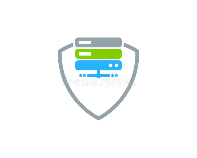 Security Server Logo Icon Design Stock Vector - Illustration of ...