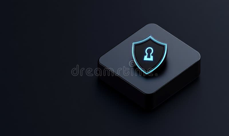 The Guard Shield is an Abstract Blue Shield with a Power Button for ...