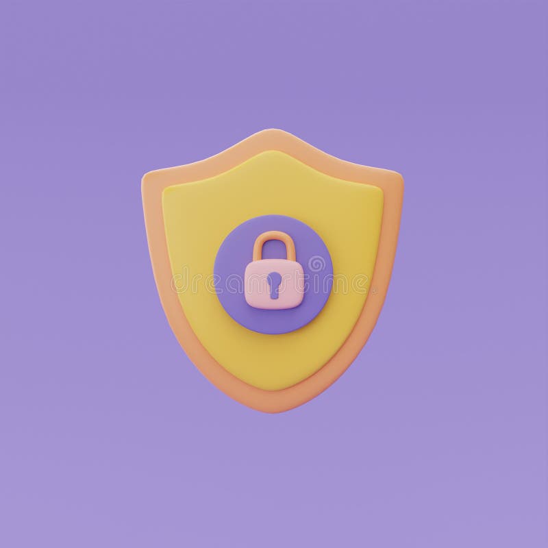 Guard Shield Protection Icon, Cloud Computing Technology and Online ...