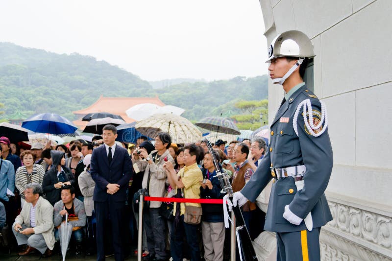 A guard stand at post. editorial stock image. Image of chapel - 38154219