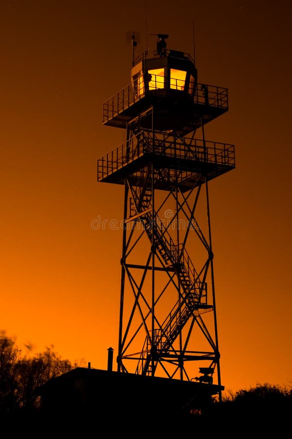 Guard tower stock image. Image of sunrise, light, klaipeda - 8230807
