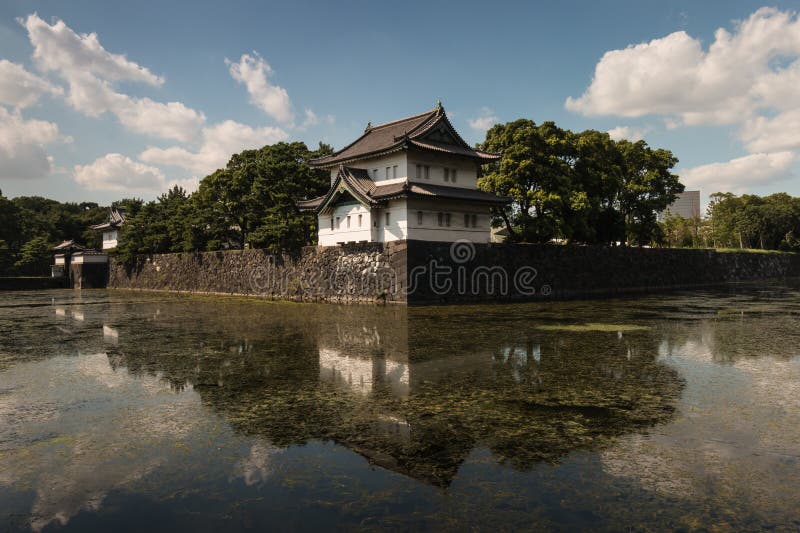 Guard Tower of Imperial Palace in Tokyo Stock Image - Image of ...