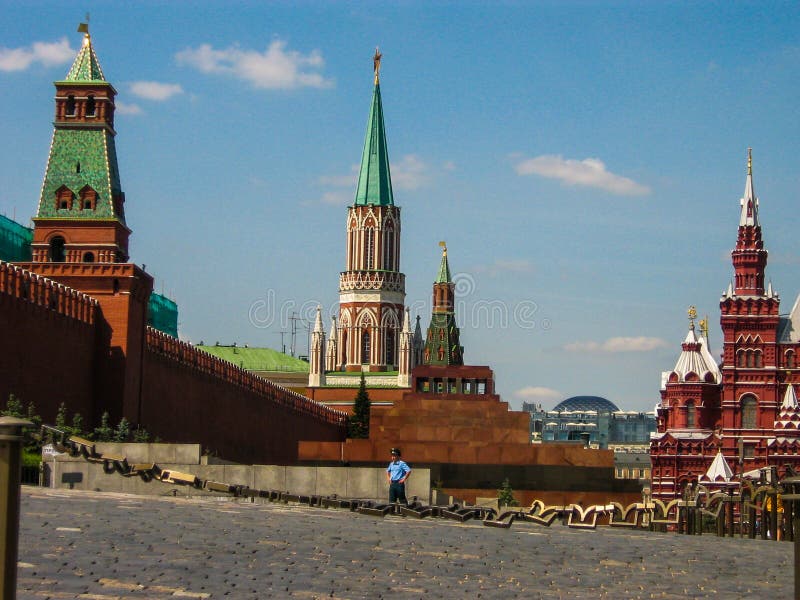 Guard Watching the Red Square Editorial Stock Image - Image of ...
