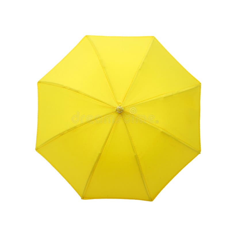 Guarda-chuva De Cima Do Isolado No Fundo Branco Foto de Stock - Imagem ...