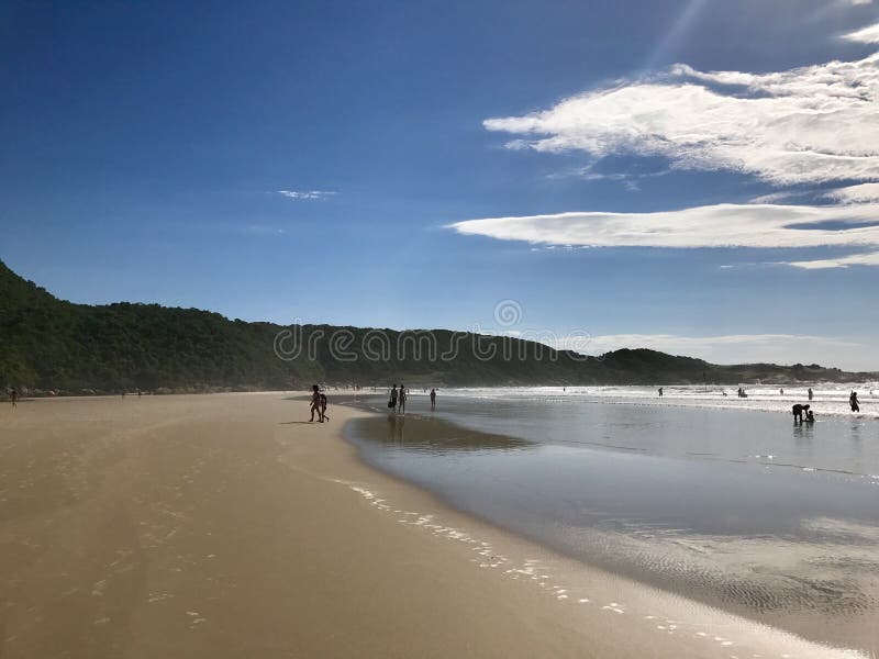 Guarda do Embau beach stock image. Image of surf, beach - 124113595