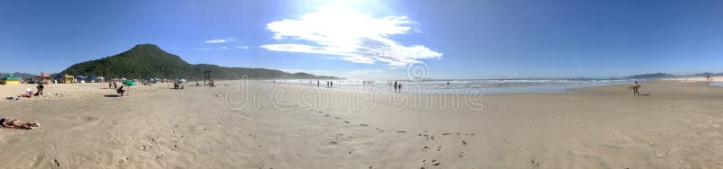 Guarda do Embau beach editorial stock photo. Image of surf - 124113588