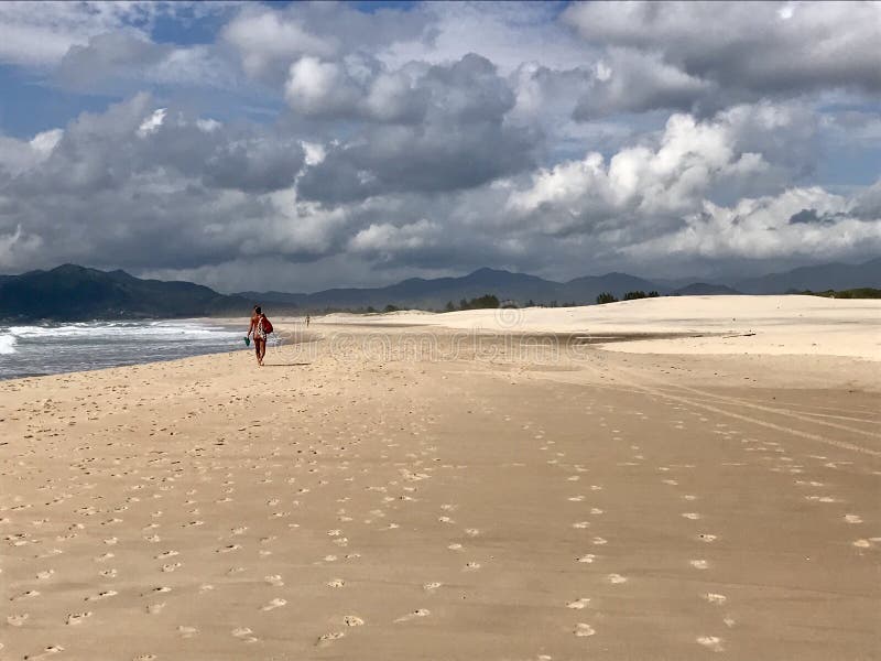 Guarda do Embau beach stock photo. Image of embau, brazil - 124115432