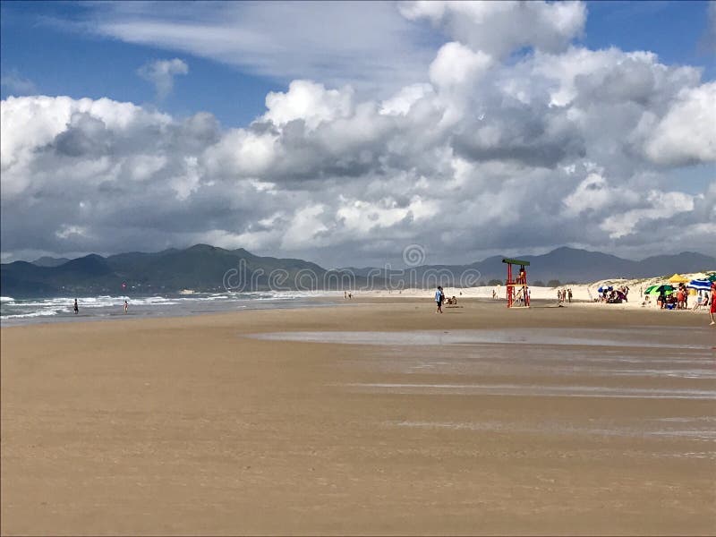 Guarda do Embau beach stock photo. Image of guarda, surf - 124115458