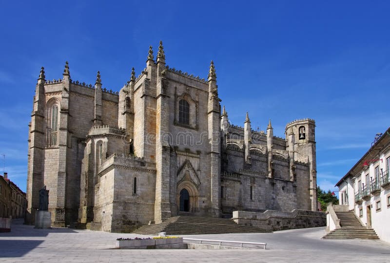 Guarda cathedral stock image. Image of blue, portugal - 29927701