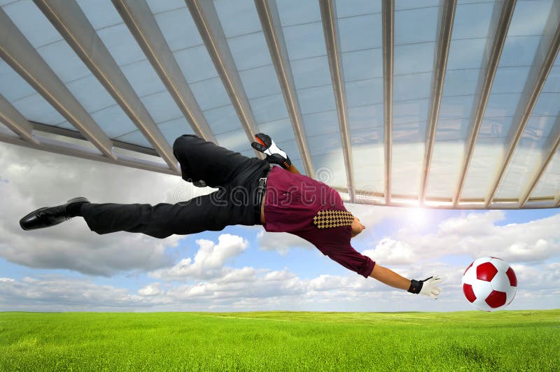 Guarda-redes ilustração do vetor. Ilustração de tiro - 15120173