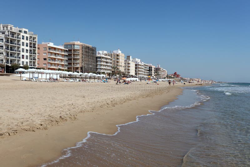 Guardamar Del Segura-Strand, Spanien Redaktionelles Foto - Bild von ...