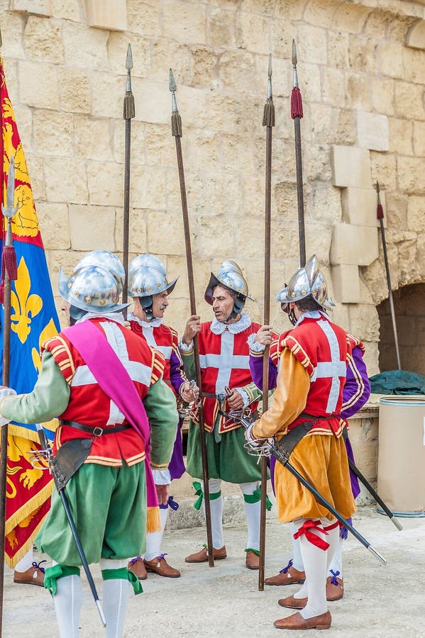 In Guardia Parade at St. Jonh S Cavalier in Birgu, Malta. Editorial ...
