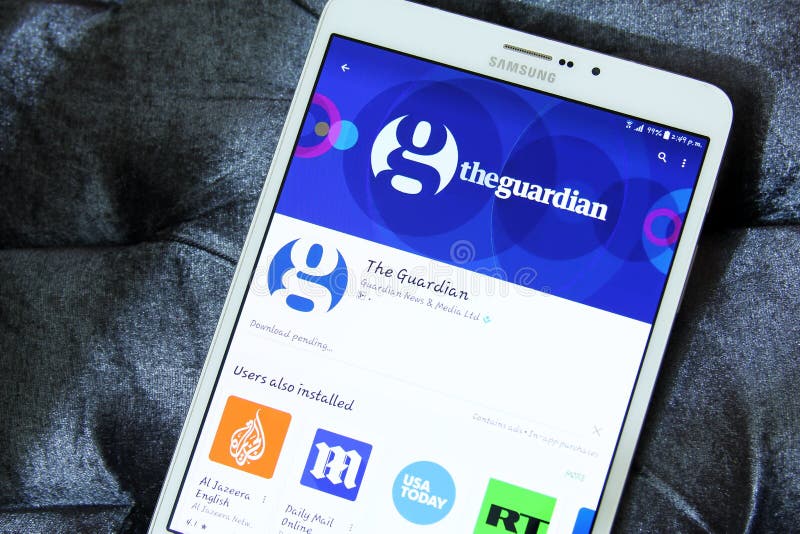 The Guardian Newspaper Logo Editorial Stock Image - Image of popular ...