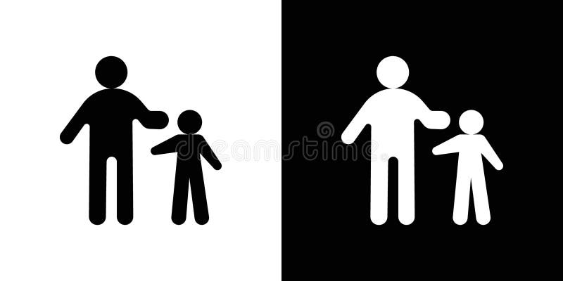 Guardian Icon Logo Set Vector Stock Vector - Illustration of father ...