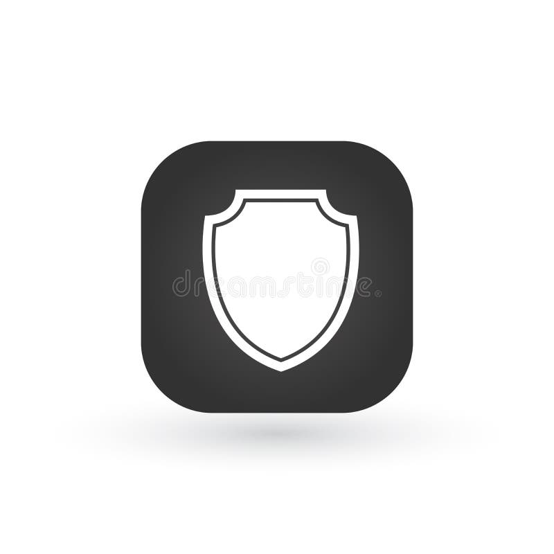 Guardian Shield App Icon, Protection Icon in Flat Style. Vector ...