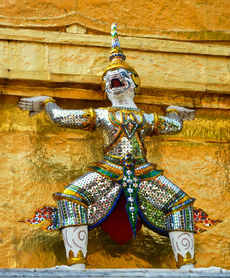 Guardian statue stock photo. Image of landmark, prayer - 16455768