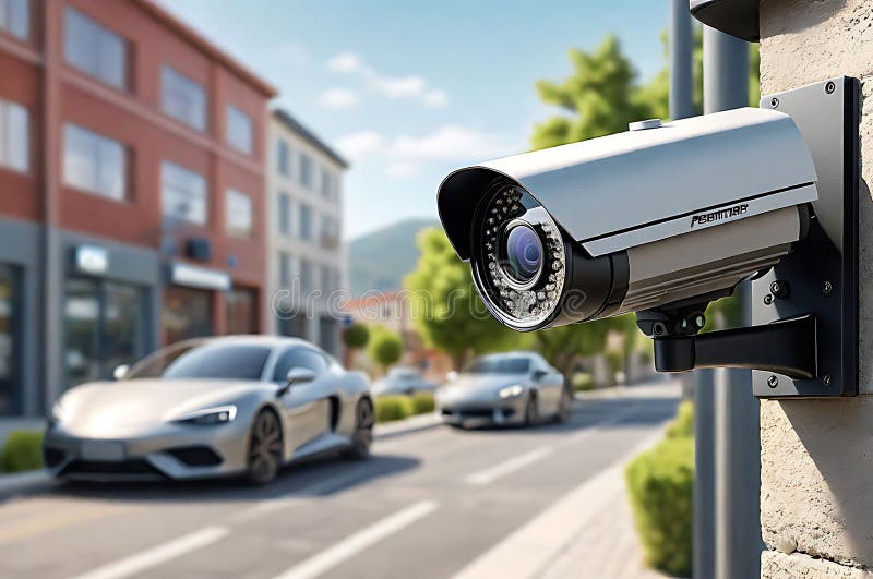 Guardian Watch: Perimeter Surveillance Camera Capturing the External ...