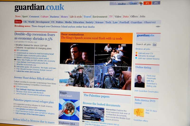 The Guardian website editorial photo. Image of cafe, computer - 18008306