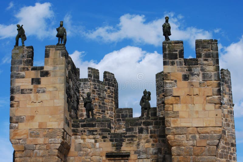 Guarding the castle stock photo. Image of watchtower - 153884140