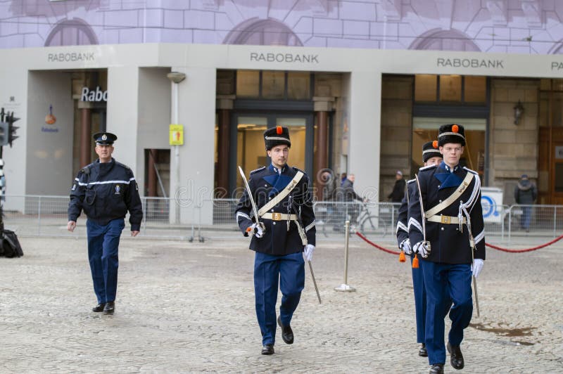 Guards Changing at the New Years Reception from the King of the ...