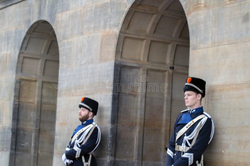 Guards Changing at the New Years Reception from the King of the ...