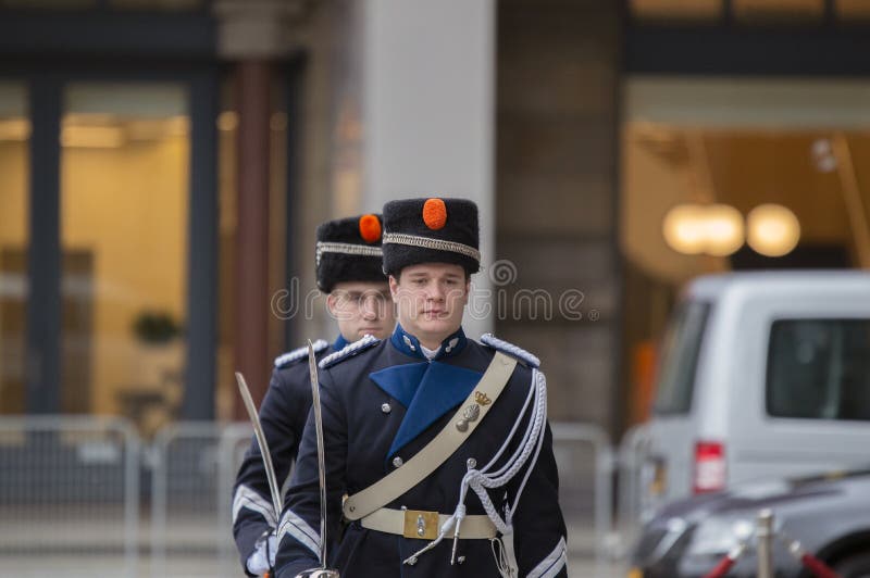 Guards Changing at the New Years Reception from the King of the ...