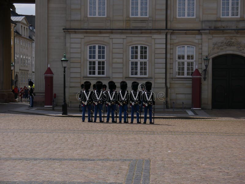Guards Standing in Front of an Ancient Building Editorial Photo - Image ...