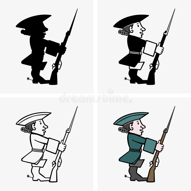 Guardsman stock vector. Illustration of guard, cartoon - 76708727