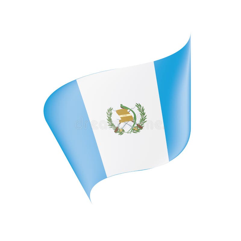 Guatemala Flag, Vector Illustration Stock Vector - Illustration of ...