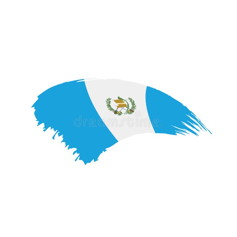 Guatemala Flag, Vector Illustration Stock Vector - Illustration of ...