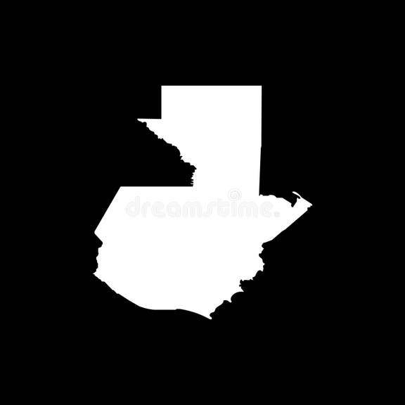 Guatemala Map Icon stock vector. Illustration of detailed - 340582021
