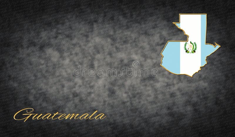 Guatemala Symbols, Map of Guatemala Stock Image - Image of reefs ...