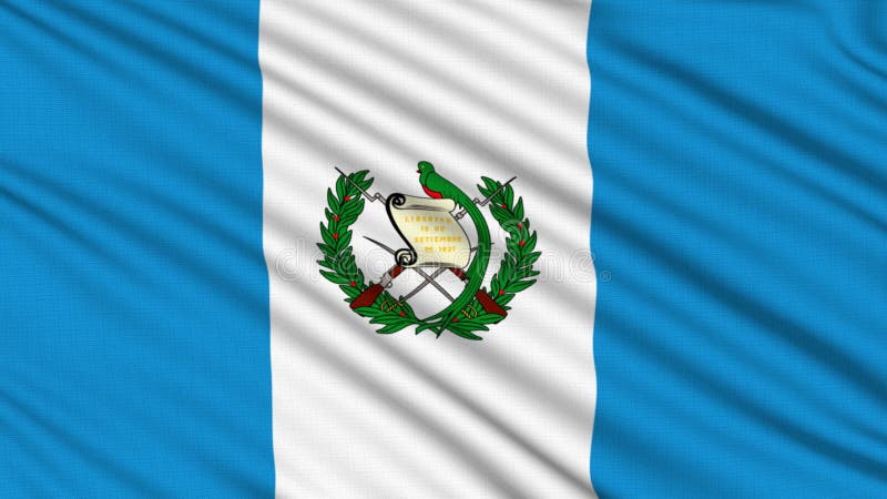 Guatemalan Flag. stock footage. Video of cloth, full - 37498887