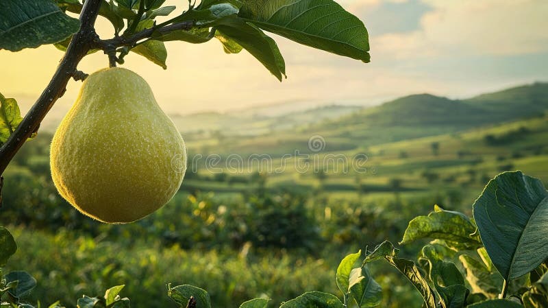 Close Up Guava on Branch in Malwa Plateau Stock Photo - Image of ...