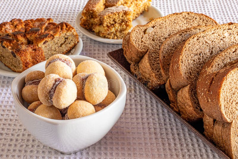Guava Candy on the Breakfast Table. Brazilian Mineiros Sweets Stock ...