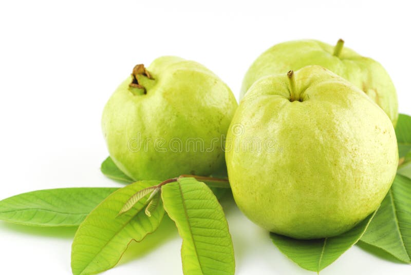Guave (tropische Frucht) Auf Weiß Stockbild - Bild von diät, gesund ...