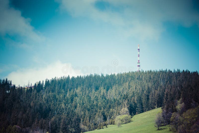 Gubalowka, Emphasize the Beauty of the Polish Podhale Stock Image ...